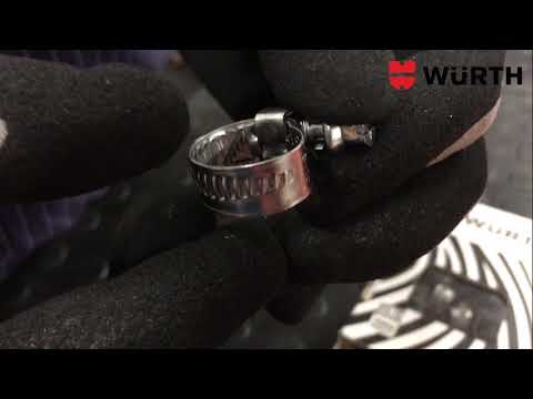 WURTH ZEBRA HOSE CLAMP and WURTH ZEBRA FLEXIBLE SCREW DRIVER - YouTube