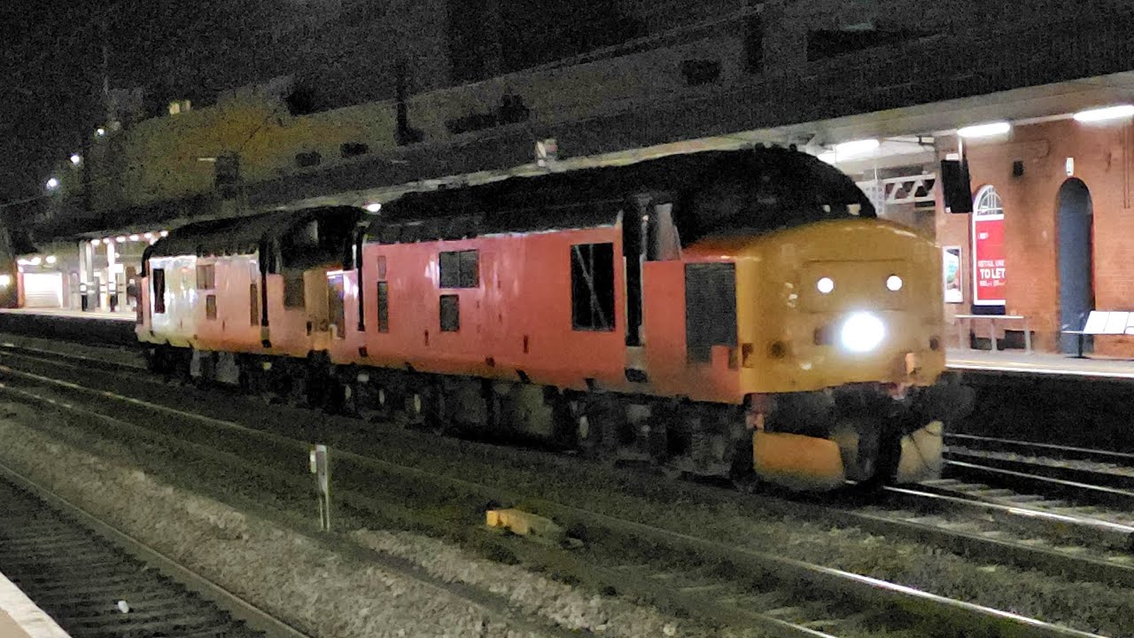 HNR 37405+Colas Rail 37116 At Doncaster From Leeds Balm Rd Loco (Fhh ...