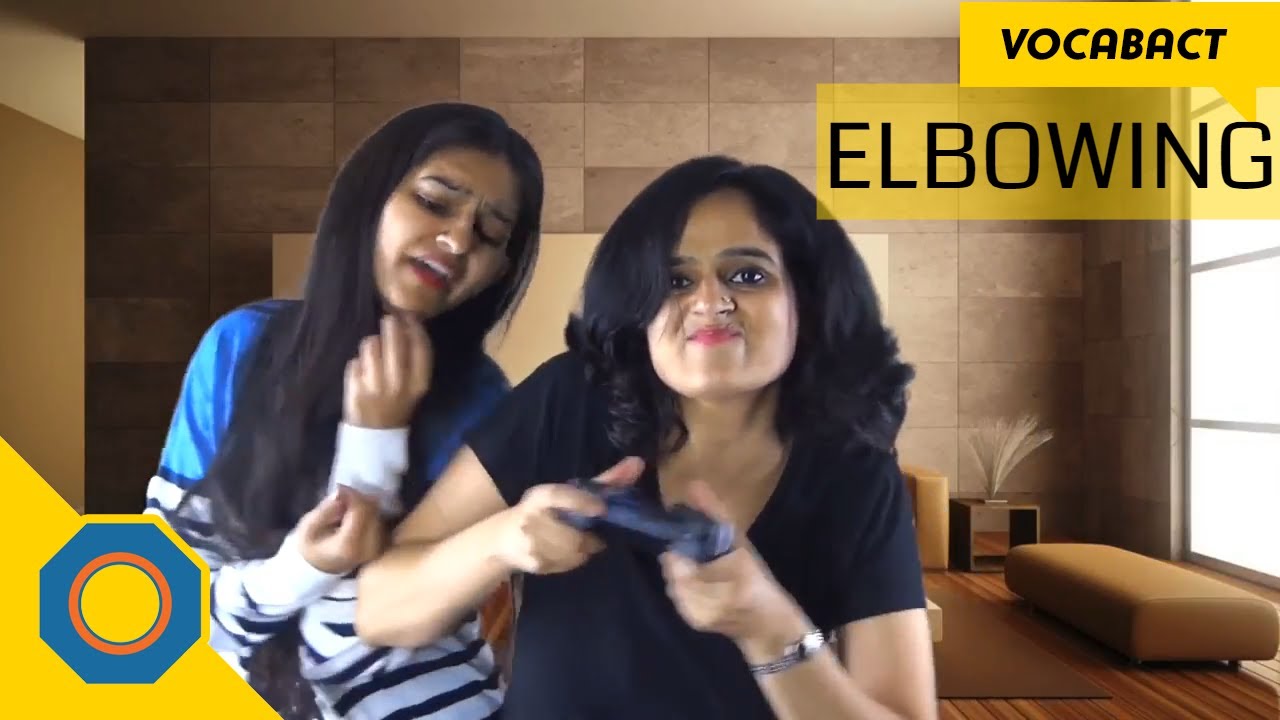 Elbowing Meaning | VocabAct | NutSpace - YouTube