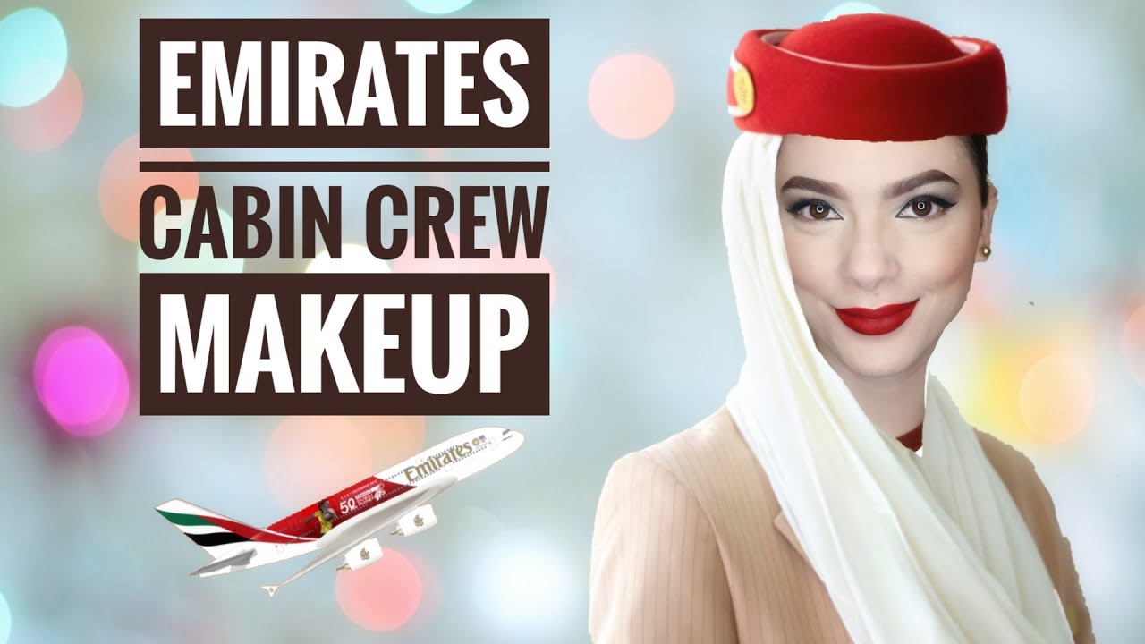Days with Kath tries Emirates cabin crew makeup - YouTube