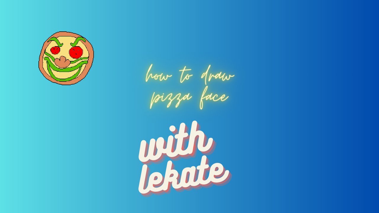 How to Draw Pizza Face from Pizza Tower Step by Step | Lekate Code ...