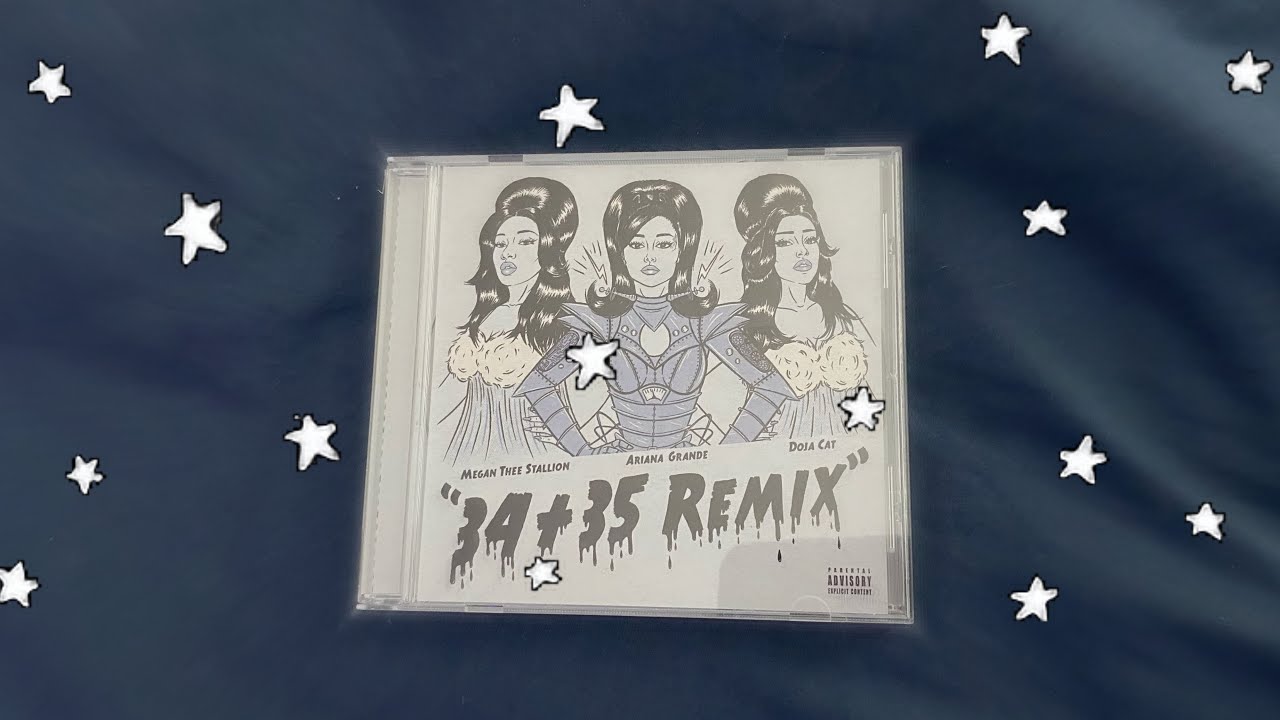 ariana grande - 34+35 remix (cd unboxing) - YouTube