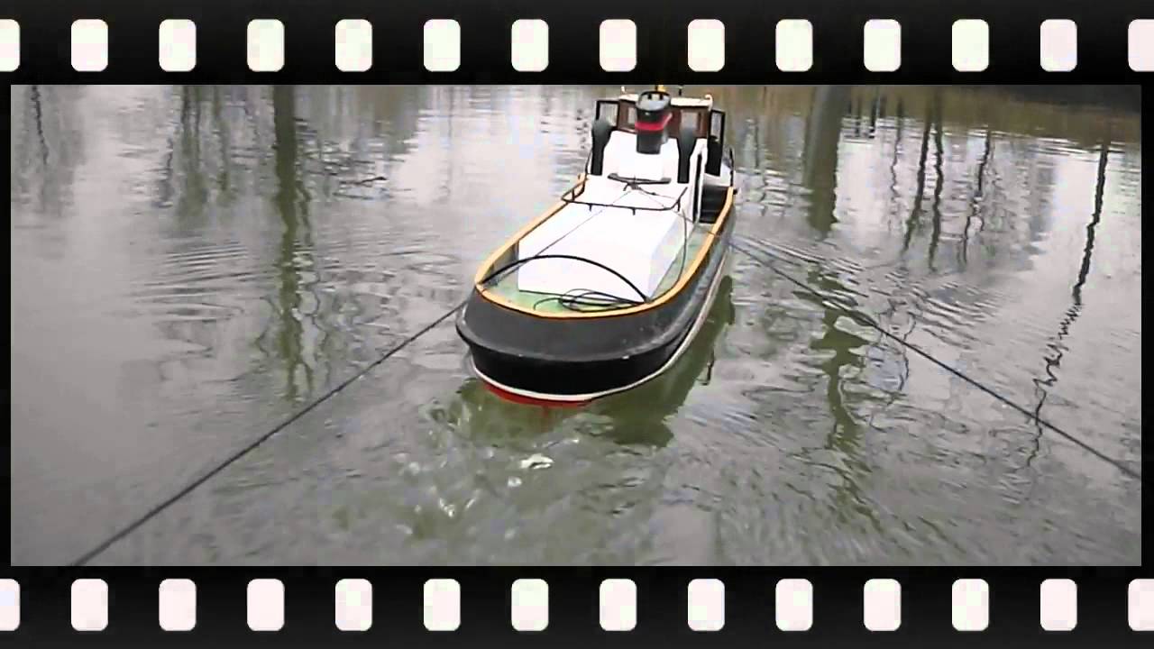 Rc Tug Boat - onboard camera #3 - YouTube