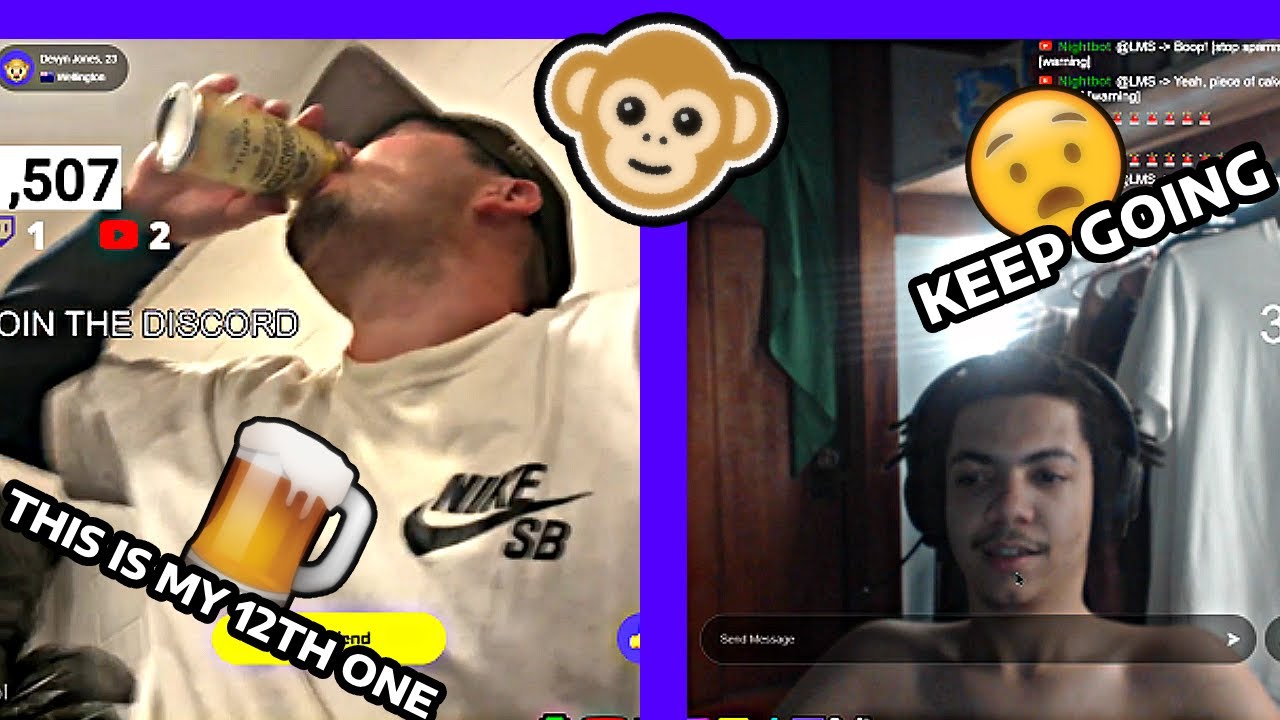 I MADE HIM CHUG A PACK OF BEER!!! |Monkey| - YouTube