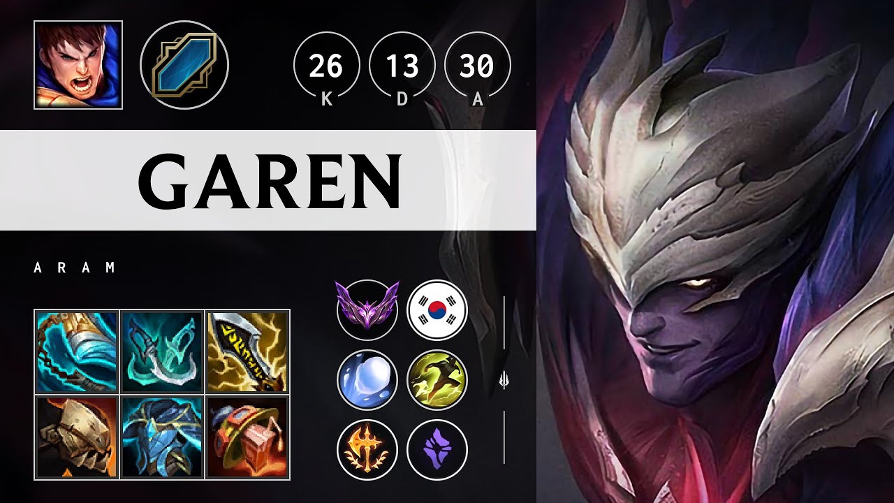 Garen ARAM - KR Master Patch 25.18 - YouTube