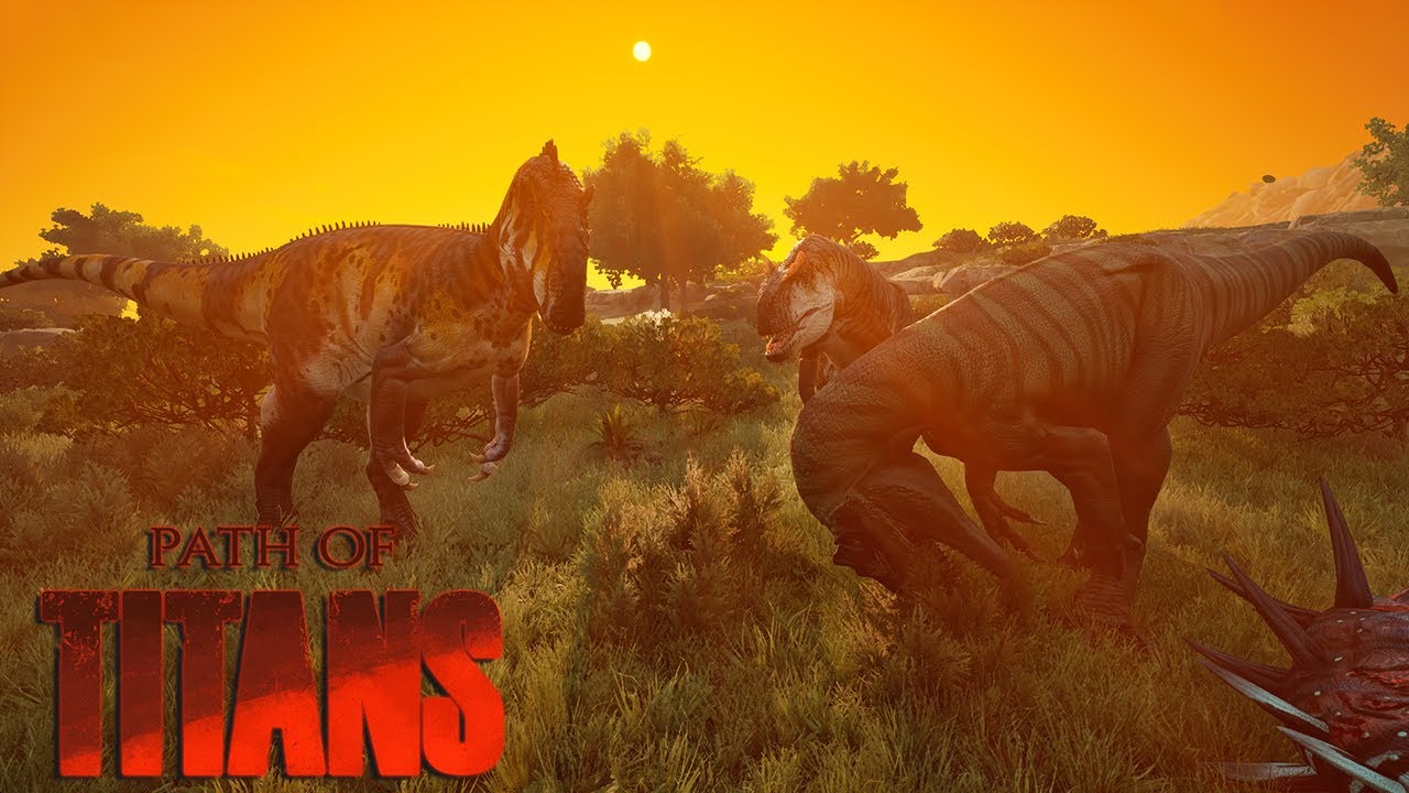 The Crazy Allo Trio Hunts -Path of Titans Gameplay- - YouTube