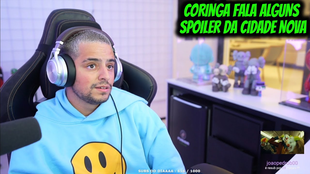 CORINGA FALA ALGUNS SPOILER DA CIDADE NOVA - YouTube