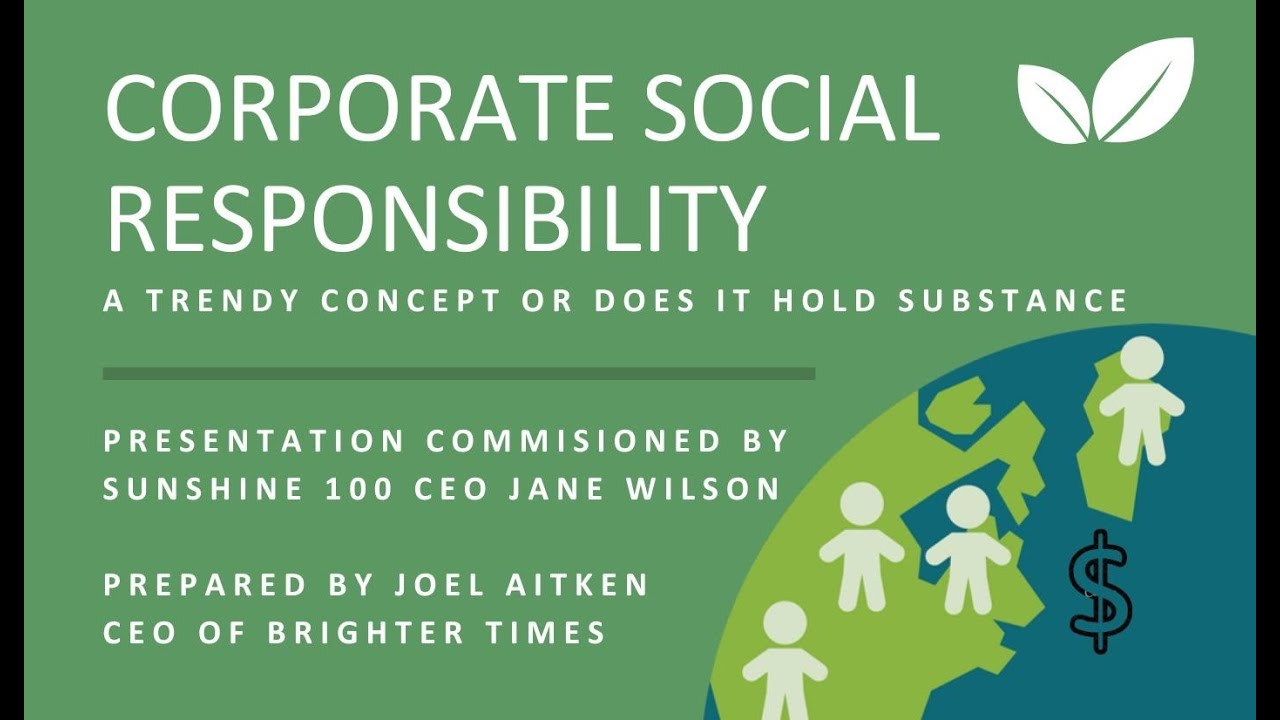 Sunshine 100 Brighter Times CSR - YouTube