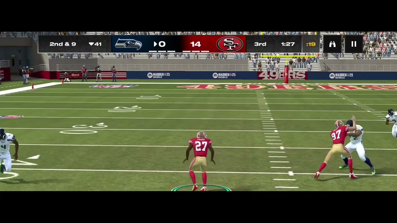 J'ayir Brown hit stick Madden 25 mobile - YouTube