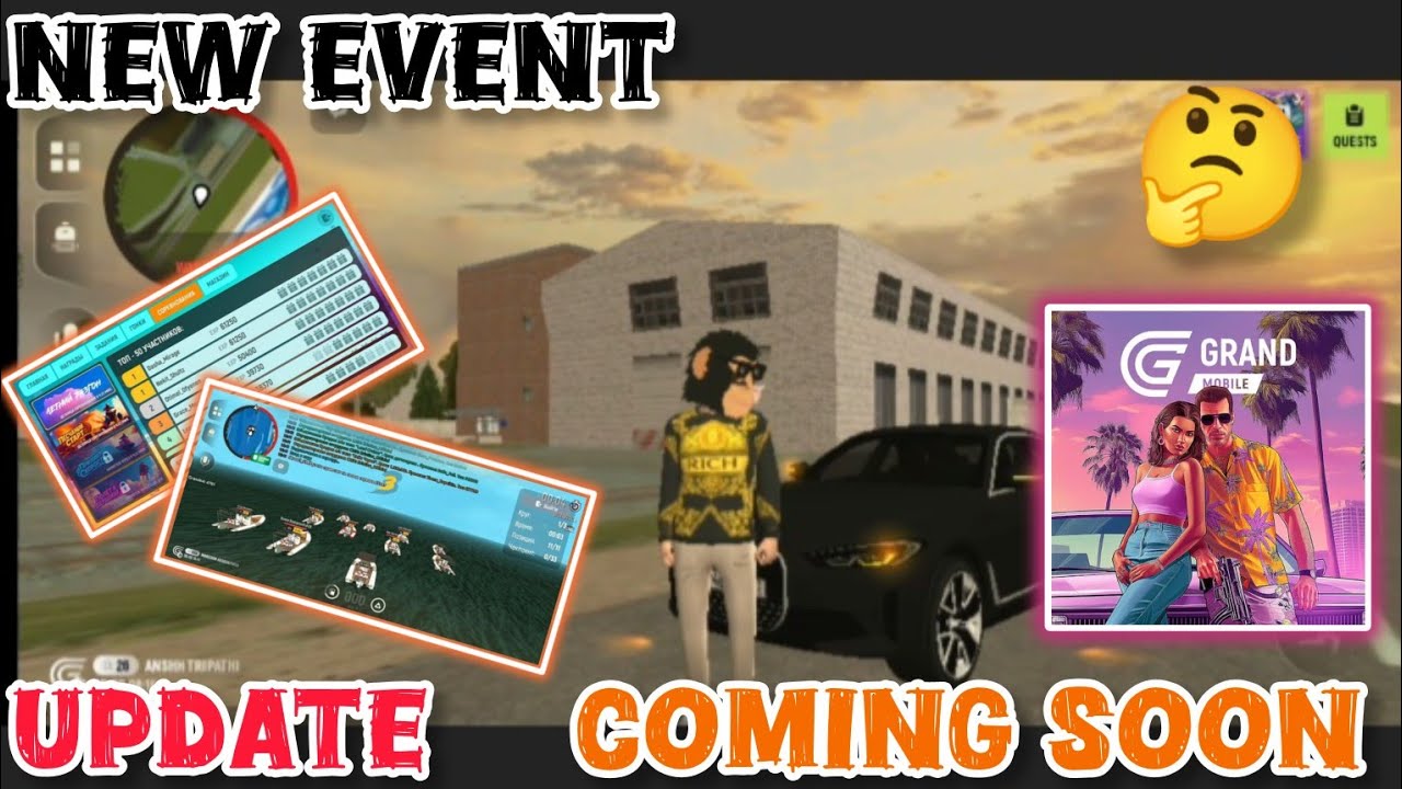 UPDATE! NEW EVENT COMING SOON ALL NEW UPDATES IN GRAND MOBILE RP LIFE ...