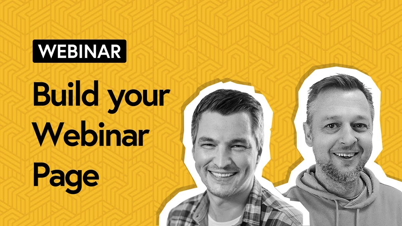🚩 How to create a webinar page with no design or coding experience ...