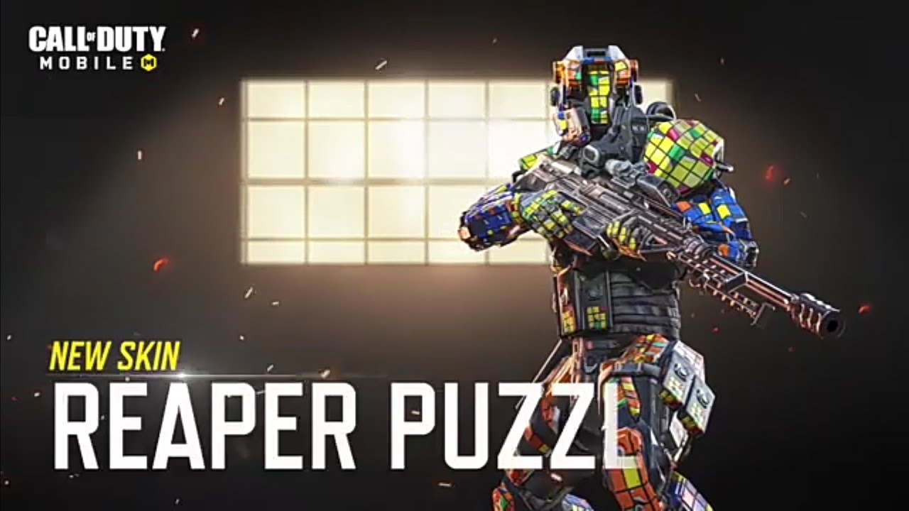 CALL OF DUTY MOBILE NUEVA SKIN REAPER PUZZLE + VOZ ORIGINAL 😍 - YouTube
