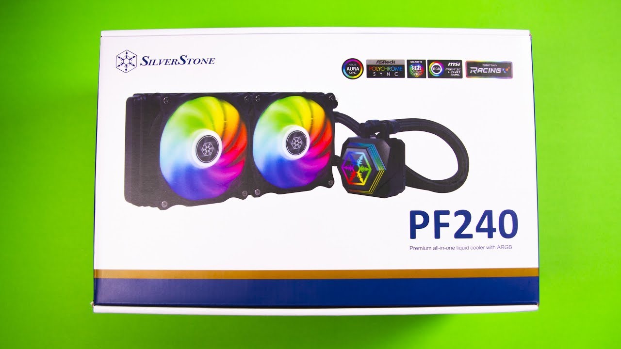 Silverstone PF240-ARGB AIO Liquid Cooler Unboxing - YouTube