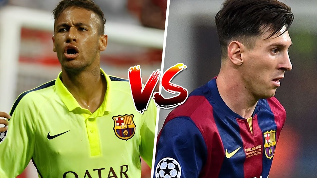 NEYMAR VS MESSI 2014/2015 - ROUBARAM A BOLA DE OURO DO NEY? - YouTube