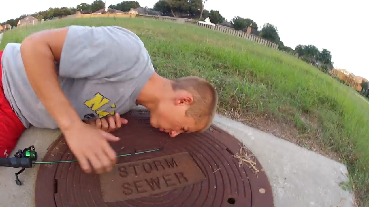 Sabiki Rig Sewer Fishing - YouTube