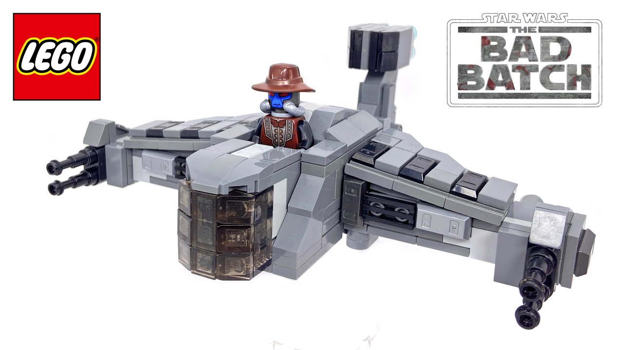 LEGO Star Wars Cad Bane's The Justifier mini scale MOC - YouTube