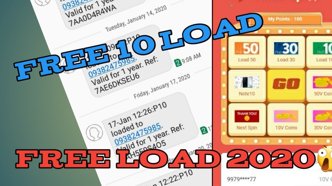Free Load 2020 | Free 10 Regular Load - YouTube