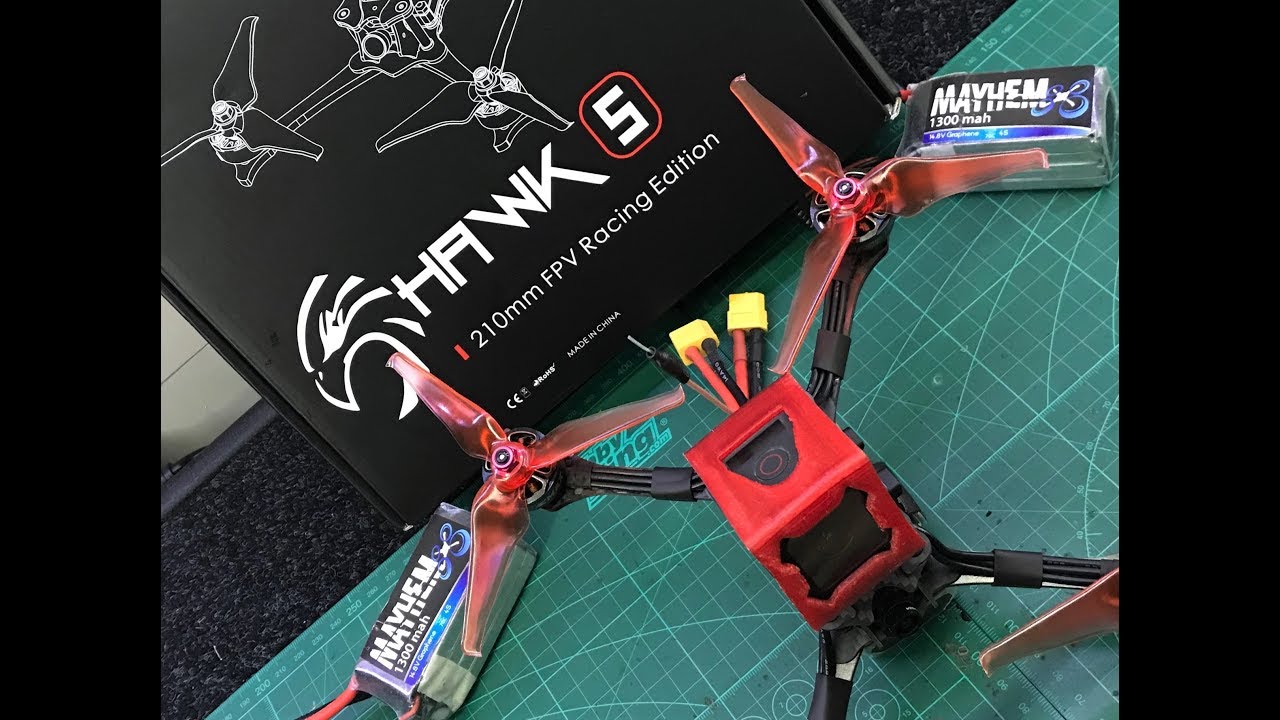 EMAX Hawk 5 Racing Drone - first look and 2 x battery thrash! - YouTube