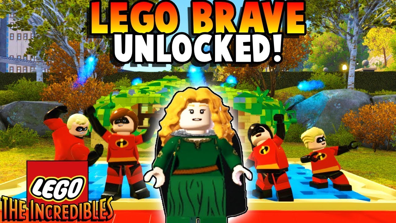 LEGO BRAVE MERIDA UNLOCKED! - (Lego The Incredibles Gameplay #13) - YouTube