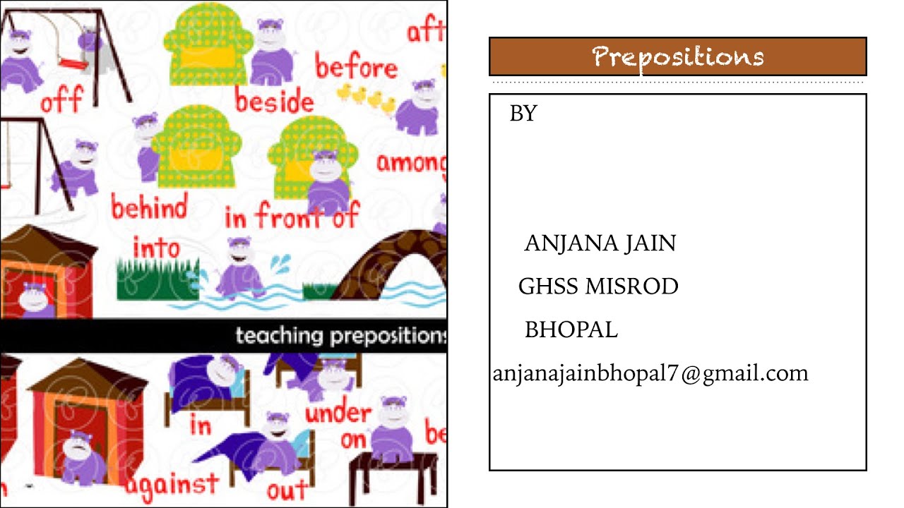 Preposition for beginners - YouTube