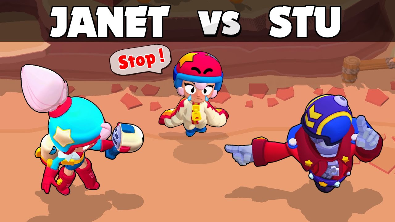 JANET vs STU | Stunt Show Trio - YouTube