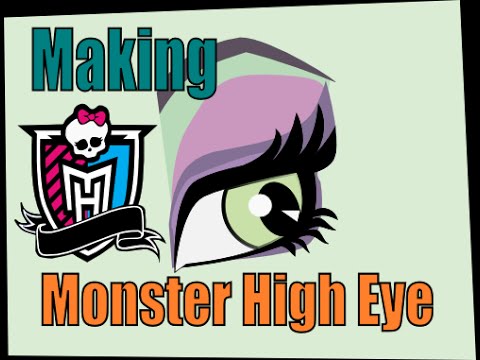 Inkscape - Making a monster high eye - Draw Bezier Curves - Not tracing ...