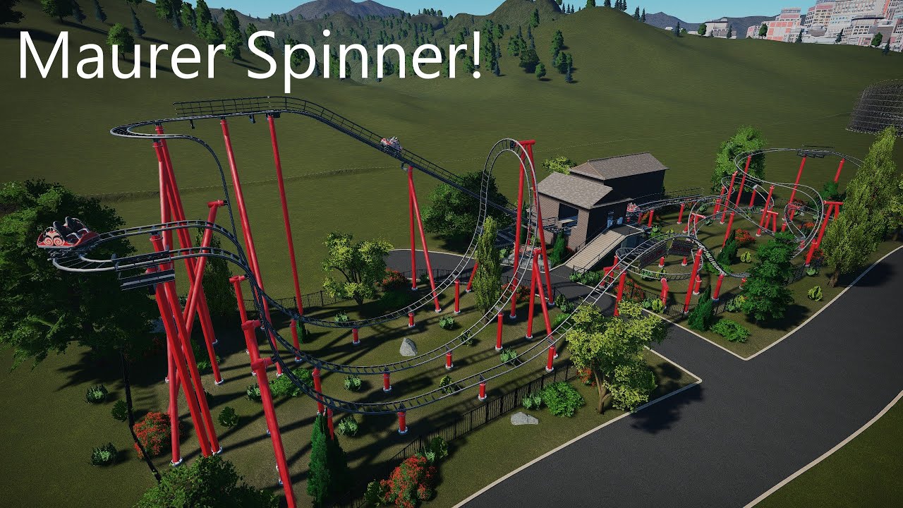 Little Red Roller Coaster | Maurer Rides Spinning Coaster | POV ...