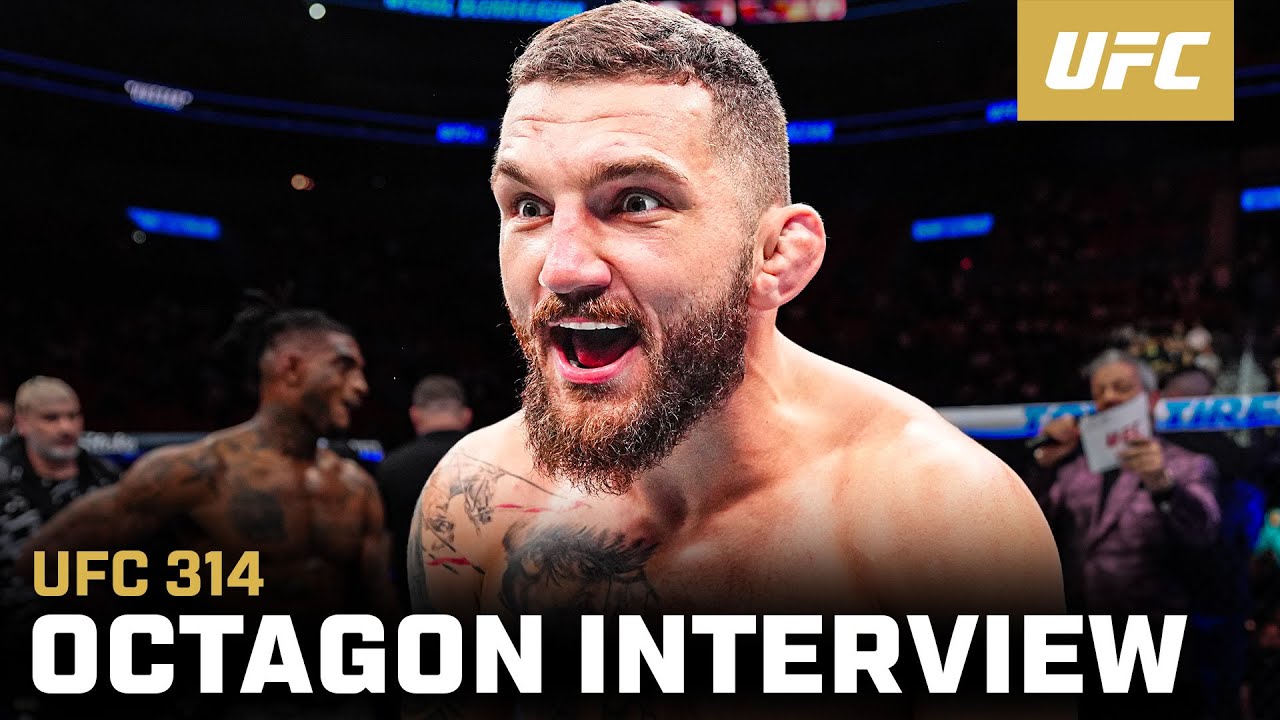 Michal Oleksiejczuk Octagon Interview | UFC 314 - YouTube