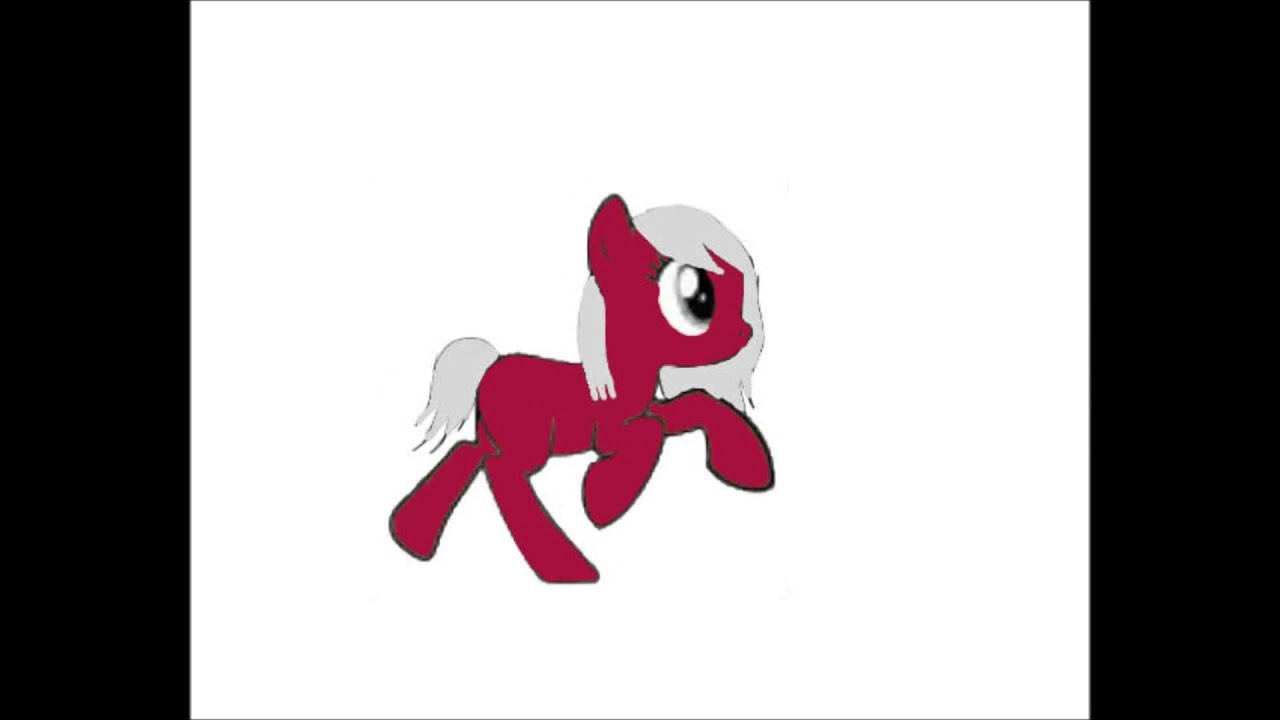 pony running cycle animation - YouTube