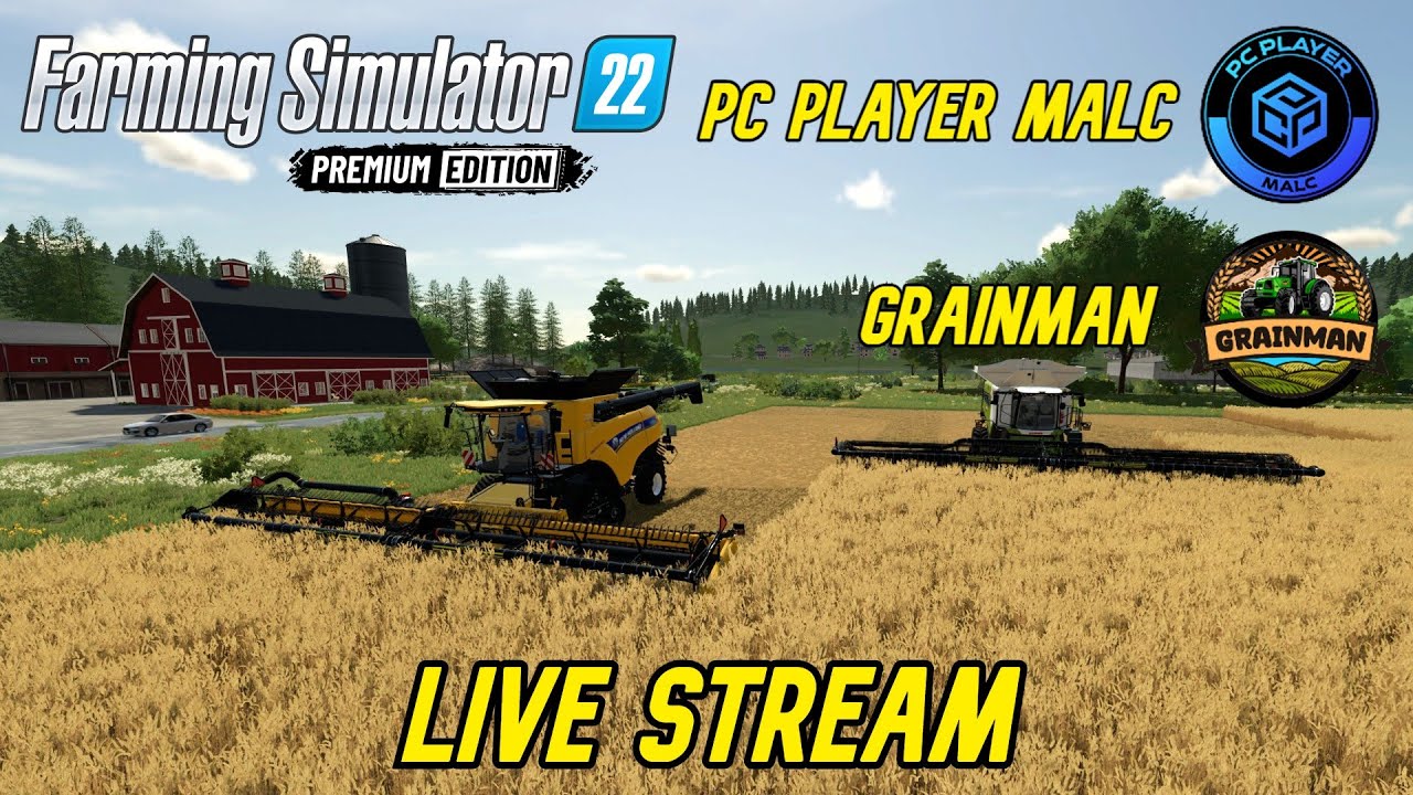 Four Fields | With GrainMan | Live Stream | FS22 - YouTube