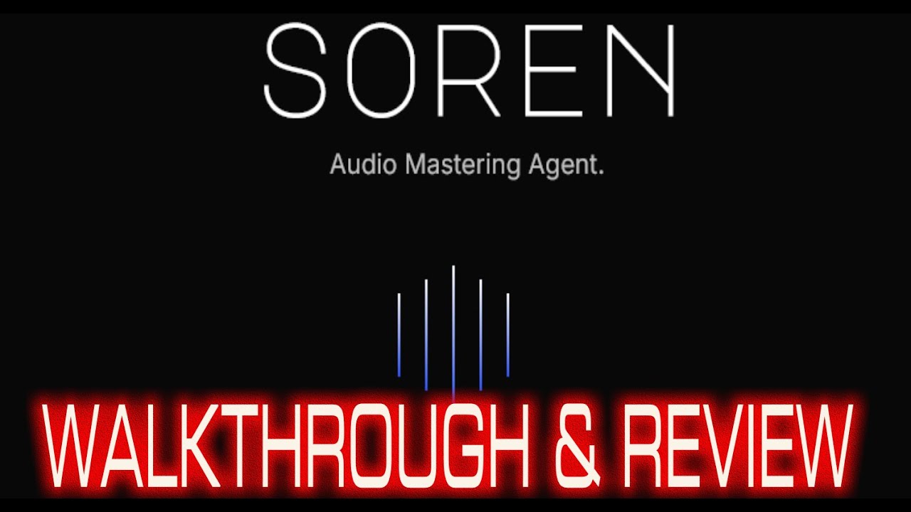 SOREN AI Mastering Agent Walkthrough & Review | Rast Sound - YouTube