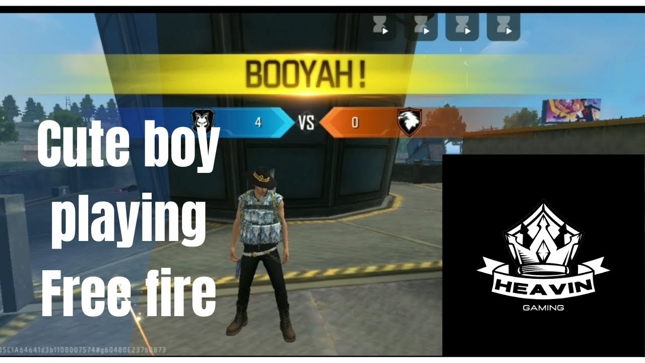 cute boy playing ff and .... - YouTube