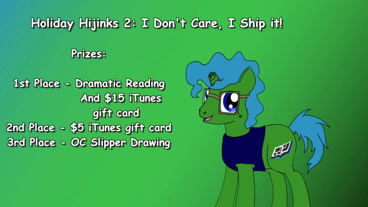 Holiday Hijinks 2: "I Don't Care, I Ship it" Writing Contest! (open ...