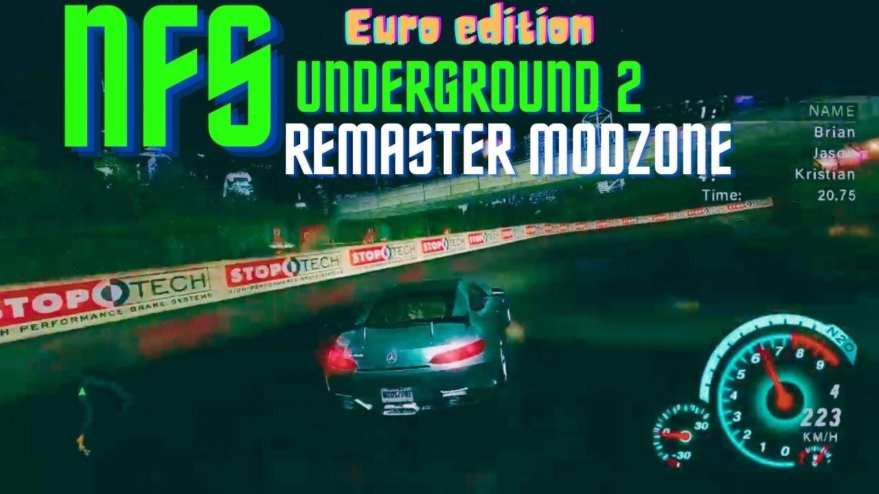 O MELHOR NEED FOR SPEED UNDERGROUND 2 REMASTER ModsZone | GAMEPLAY # ...