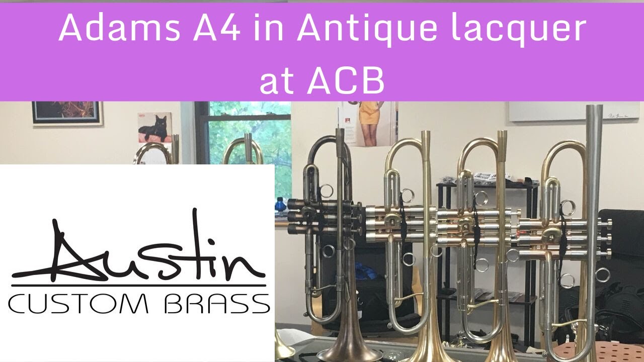 Cool custom Adams A4 Trumpet in Antique demo by Trent Austin at Austin ...