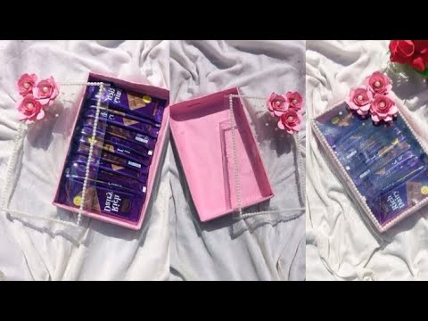 Diy Chocolate😱 gift box /how to make chocolate box/DiyCreativeJuvee ...