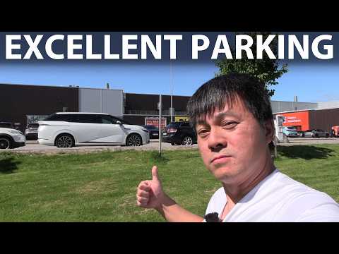 Xpeng X9 Performance autoparking test