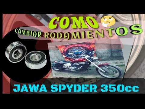 Pasión Choppers Ar.Cambio de rodamientos en una Jawa Daytona 350 / Jawa ...