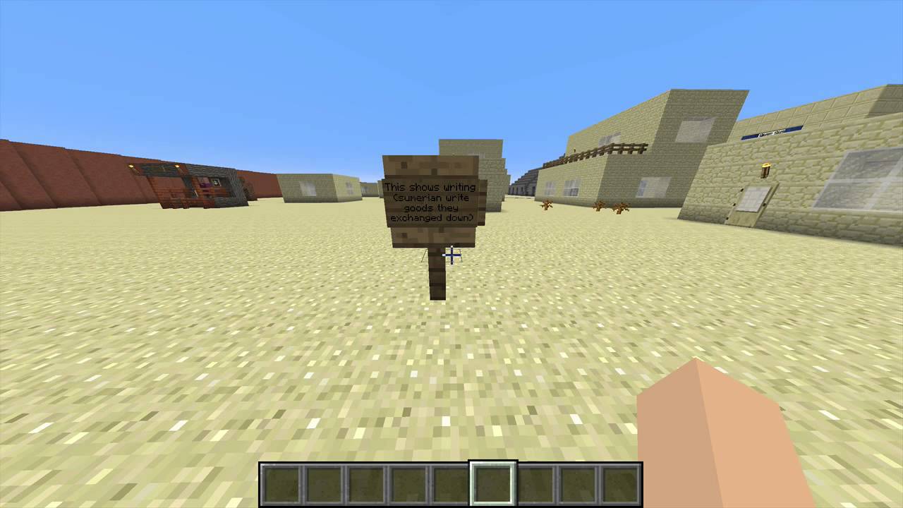 Sumerian City-State in Minecraft - YouTube