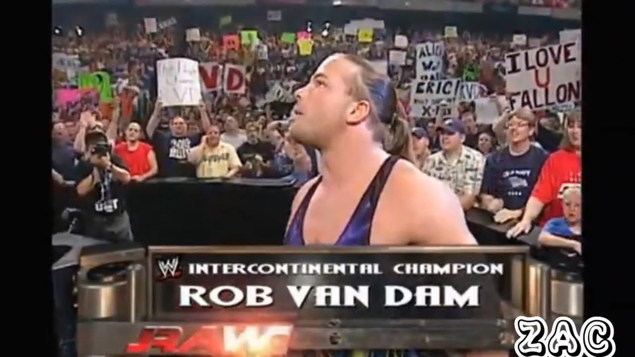RVD vs Jeff hardy Title unification Raw July 22, 2002 Highlights - YouTube
