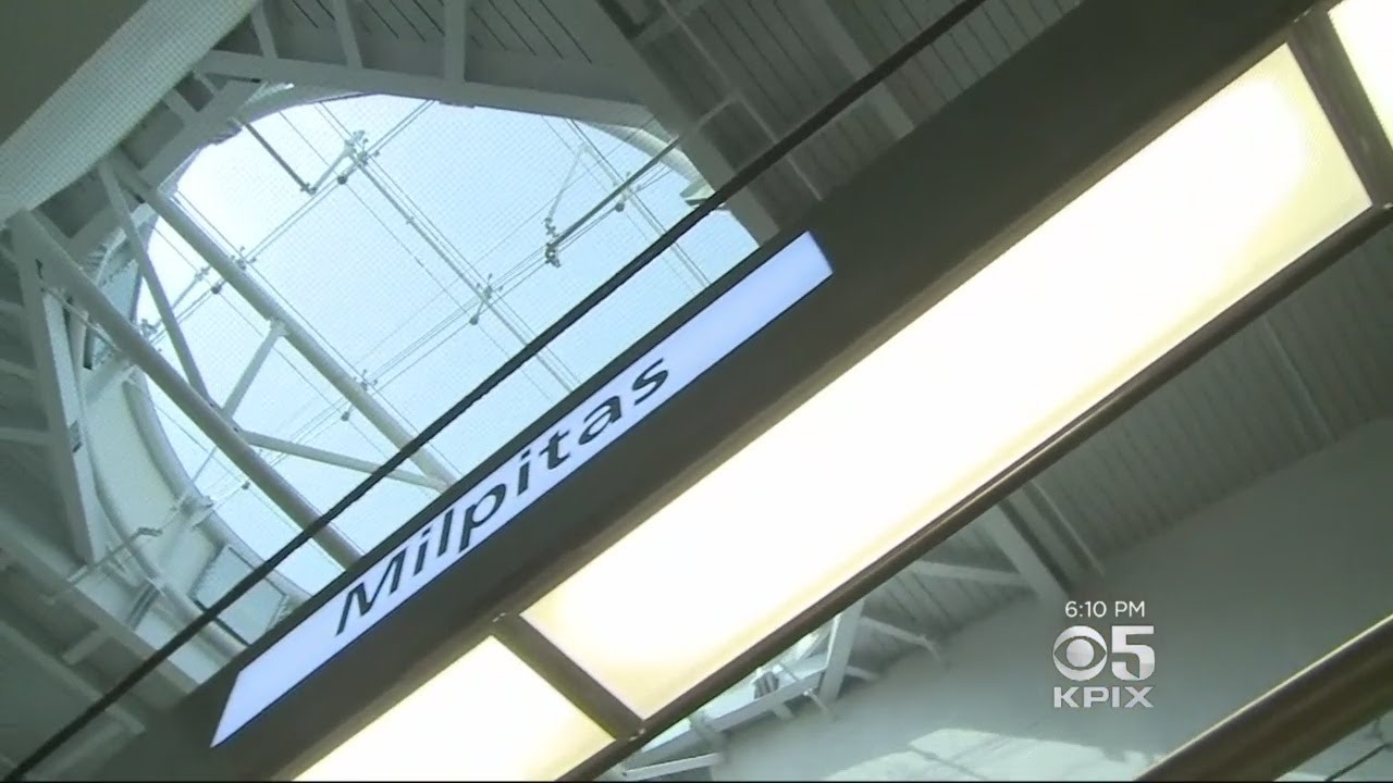 Milpitas BART Station On Track For June 2018 Opening - YouTube