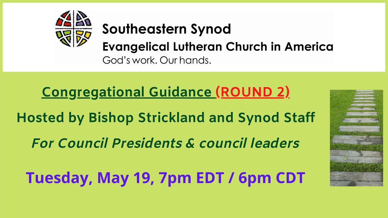 Congregation Council Presidents and Leaders 5 19 2020 - YouTube