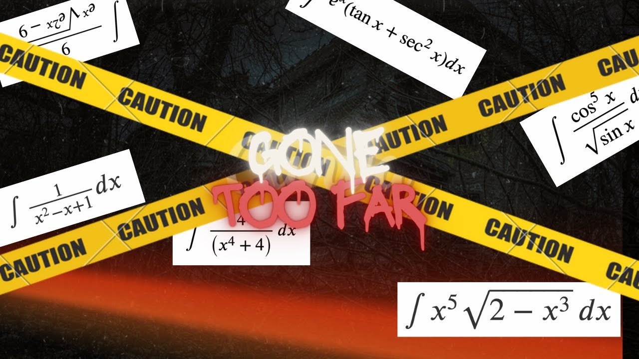The Only Integrals YOU Need to Know! - YouTube