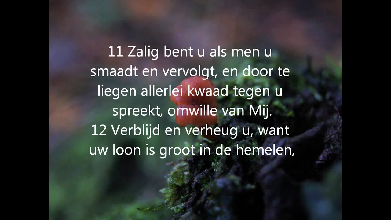 Herziene Statenvertaling (HSV) Voorgelezen: Mattheus 5 De ...
