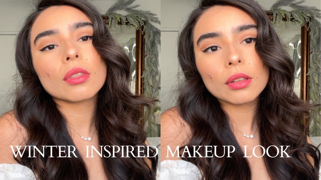 winter inspired makeup look - YouTube