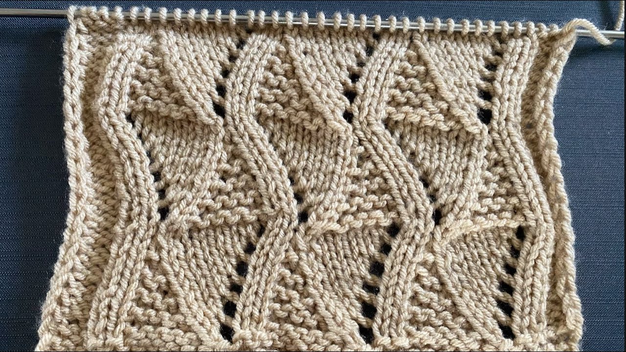 Beautiful Stitch Pattern for Your Knitting Projects - YouTube