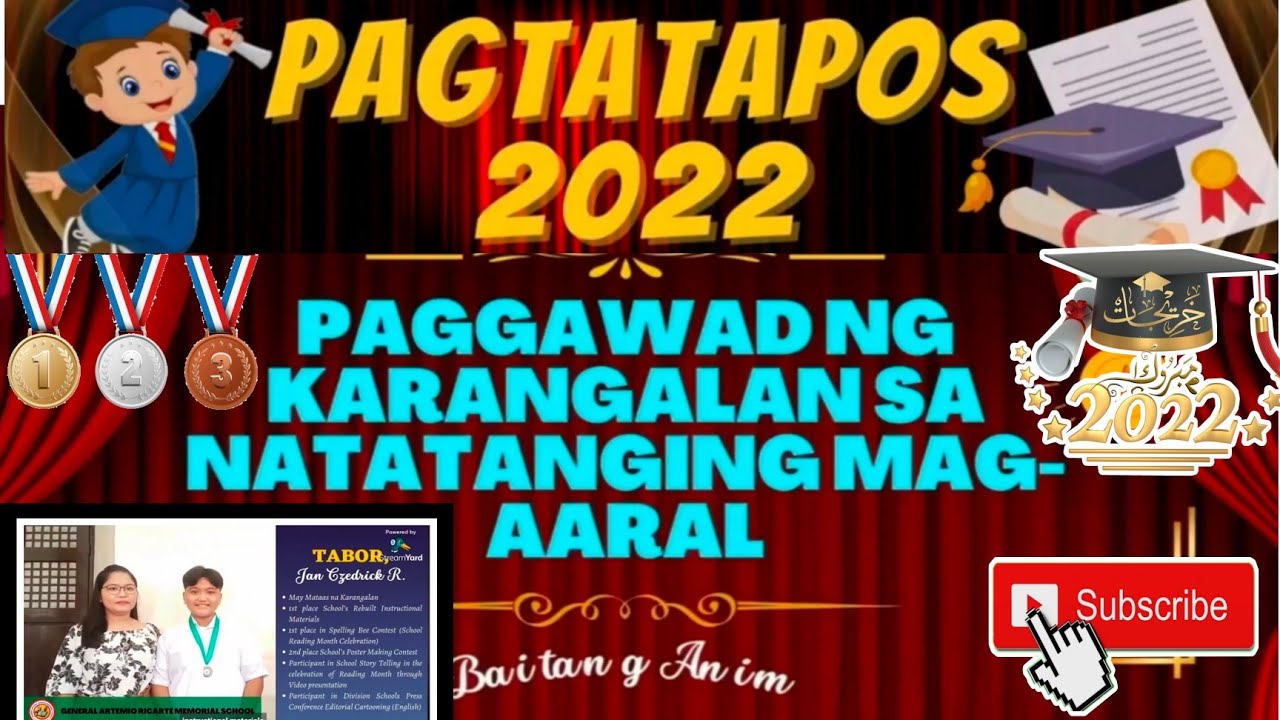 PAGGAWAD NG KARANGALAN SA MGA NATATANGING MAG AARAL - YouTube