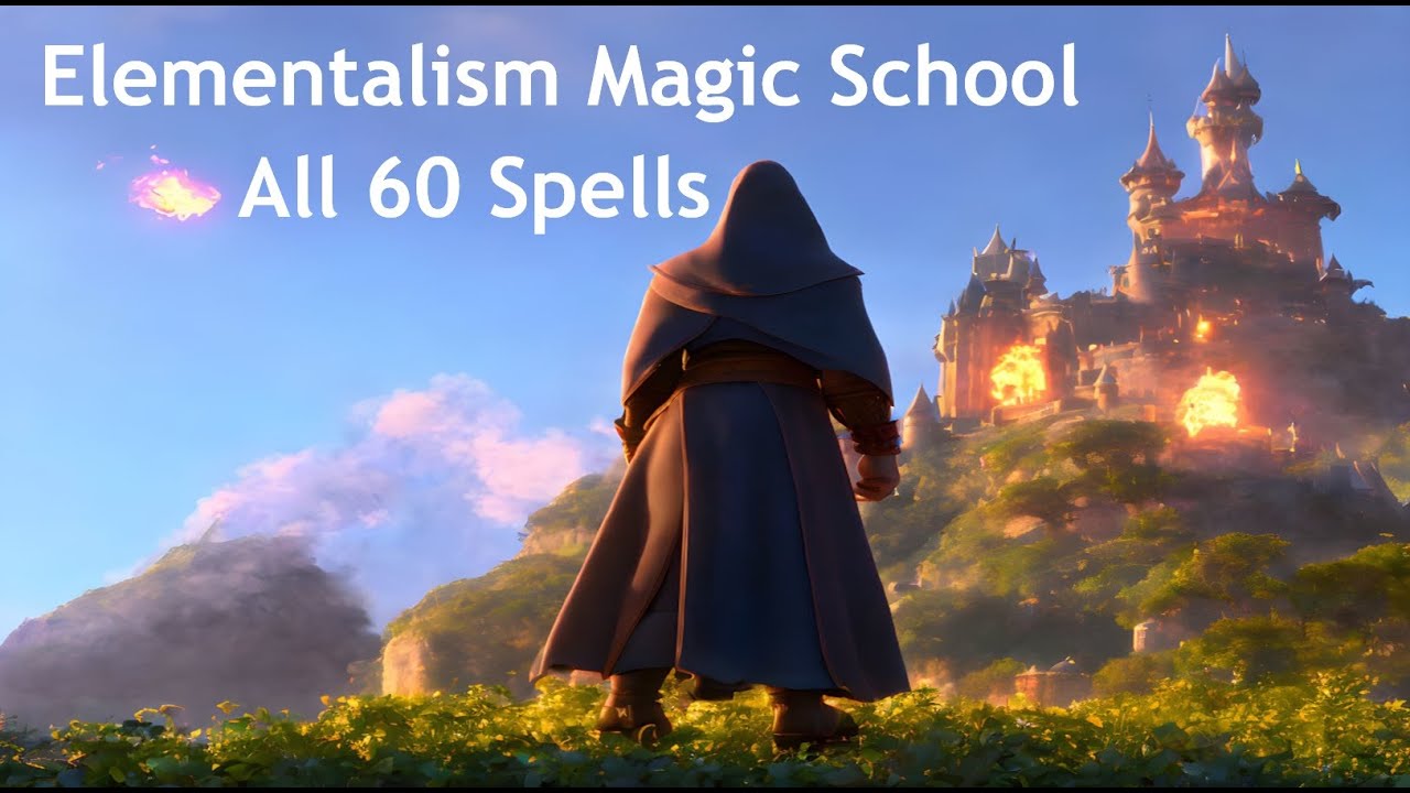 Mortal Online 2 - Elementalism Magic School all 60 Spells - YouTube