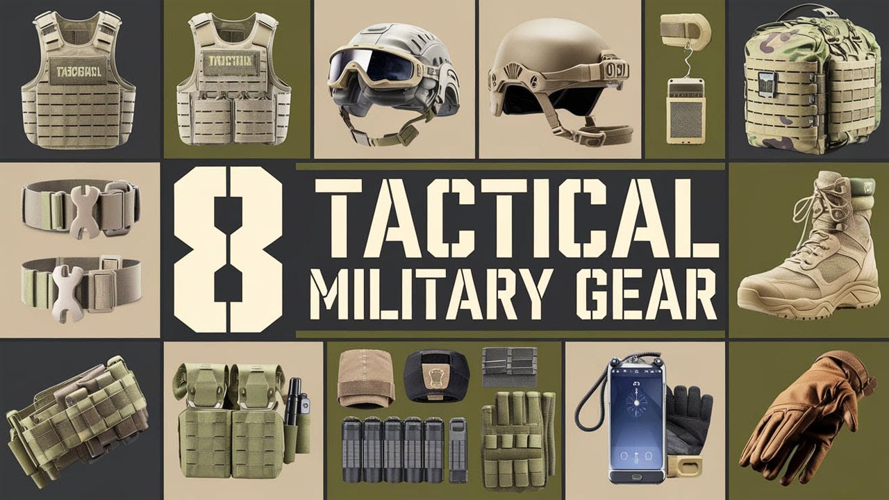 Top 8 Best Tactical Military Gear 2025! - YouTube