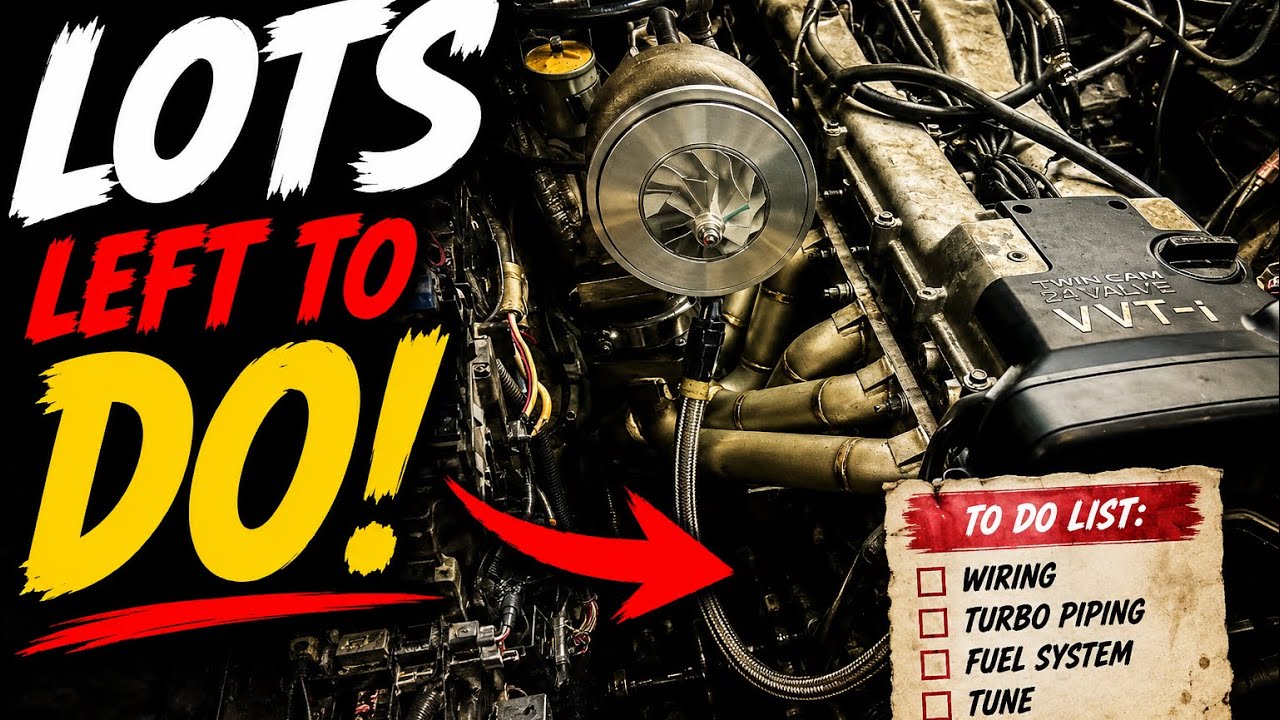 HOOKING UP THE S14 2JZ TURBO SUPPLY AND DRAIN LINES - YouTube